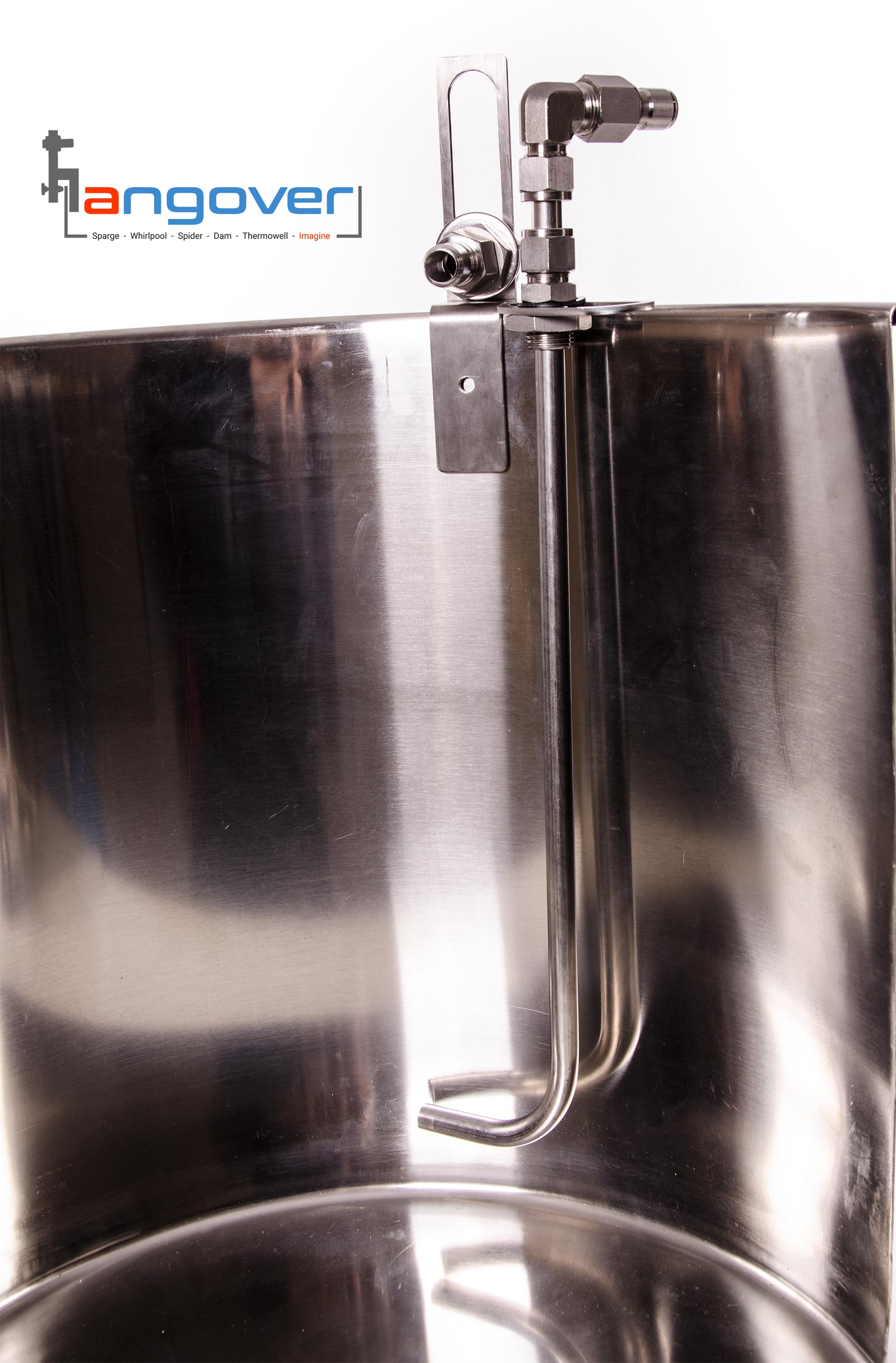 Fully Adjustable 304 1/2" SS Whirlpool Arm for Brewing | Hangover™