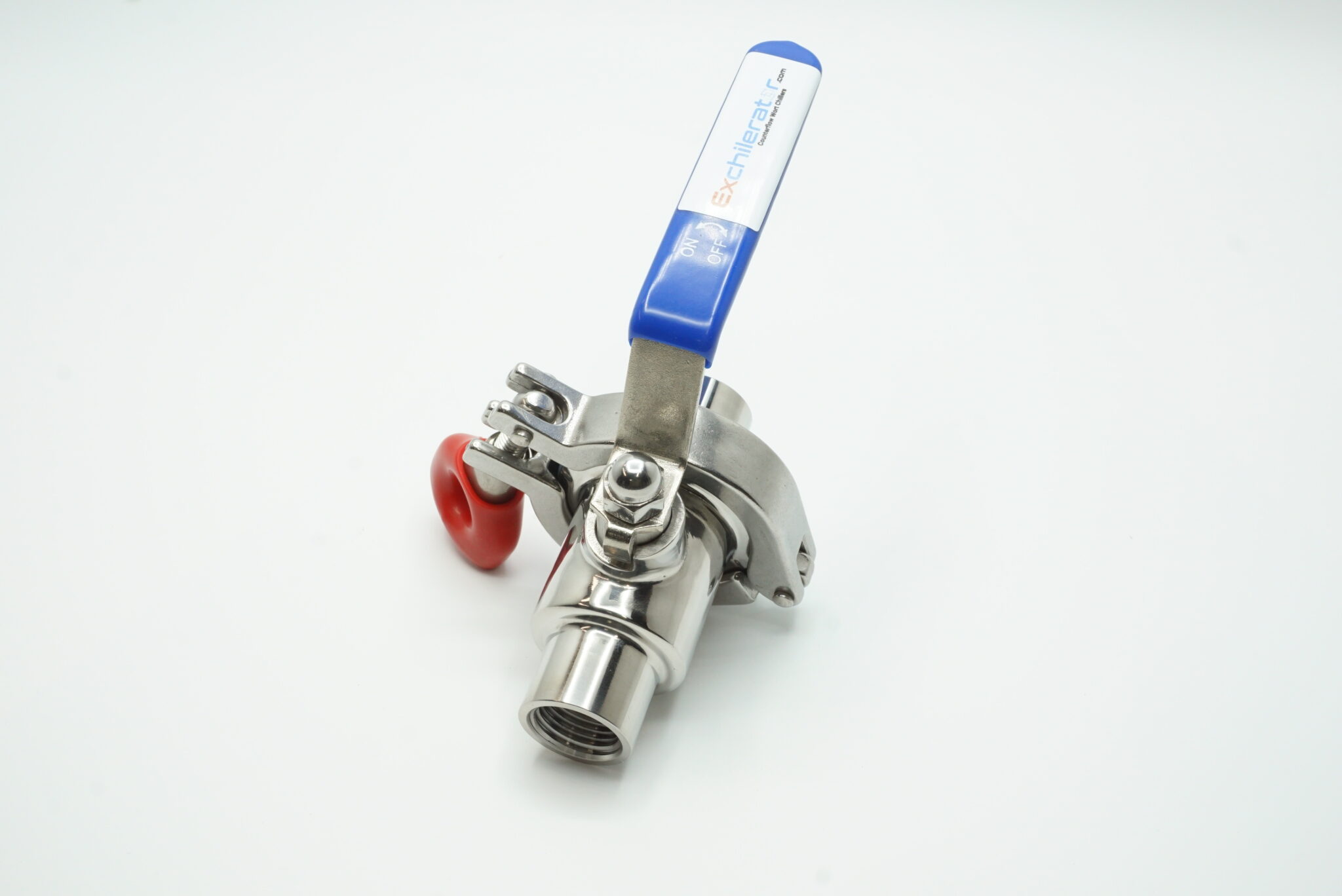 Quick Clean Take Apart Sanitary Tri-Clamp Ball Valve FNPT